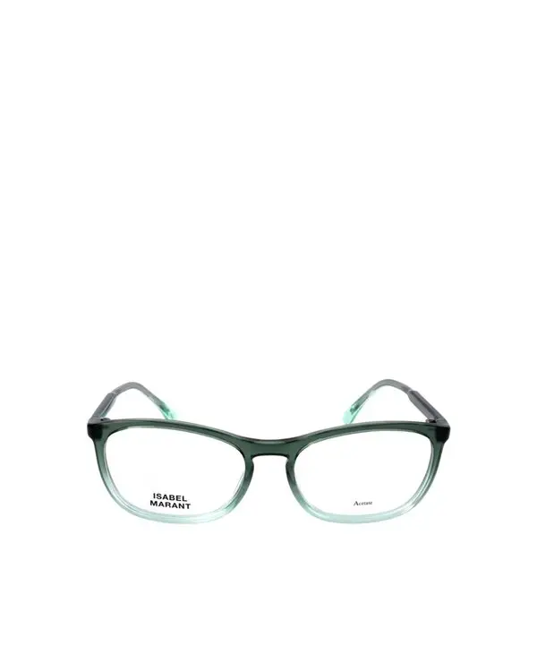 Isabel Marant Étoile Geometric Plano Mirror Eyeglasses - Green