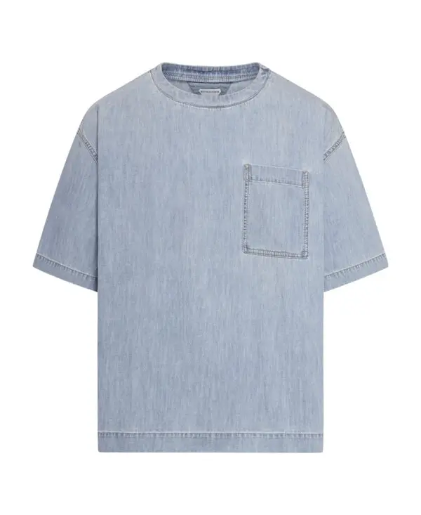 Bottega Veneta Light Bleached Denim T-shirt