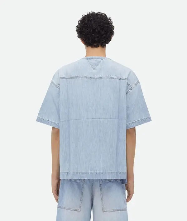 Bottega Veneta Light Bleached Denim T-shirt