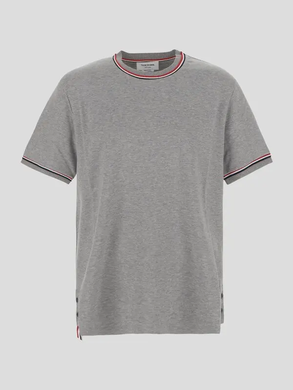 Thom Browne Milan Striped Crewneck T-shirt