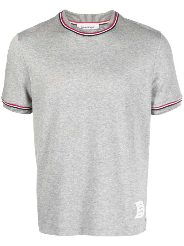 Thom Browne Milan Striped Crewneck T-shirt