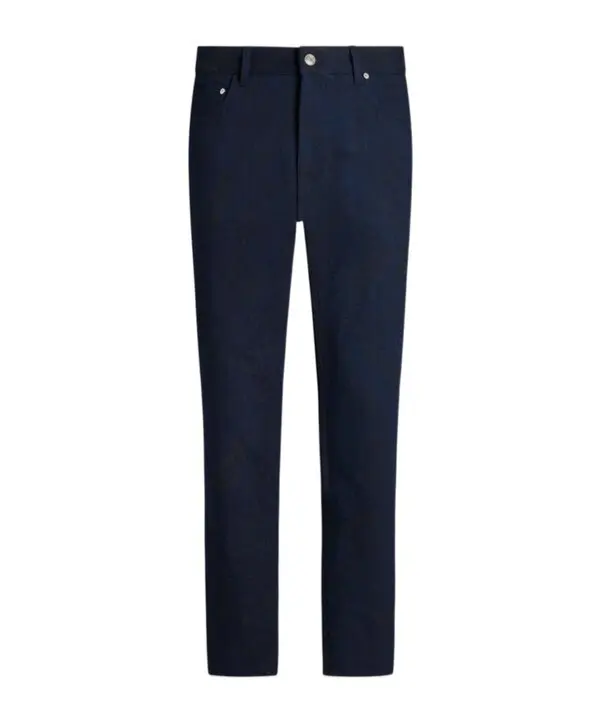 Etro Jacquard Jeans - Navy Blue