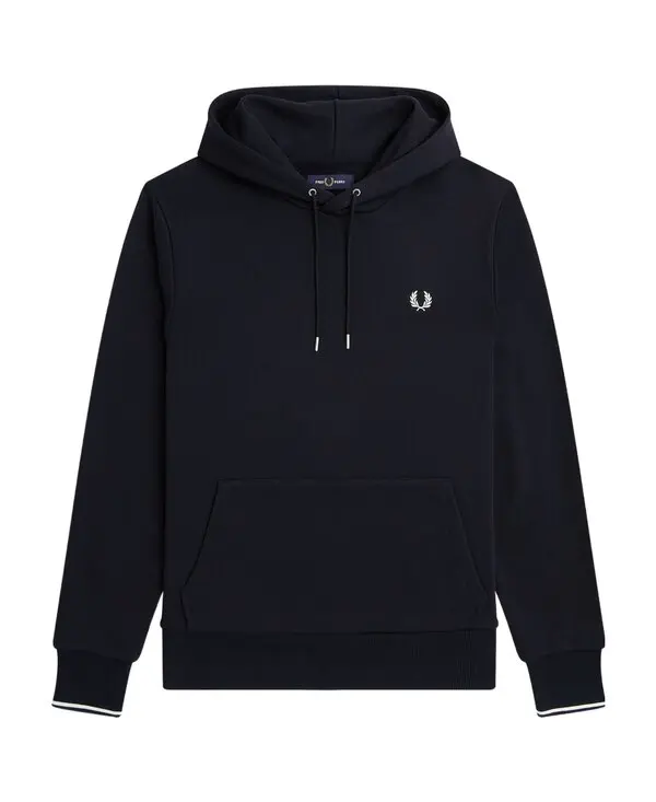 Fred Perry Hooded Sweatshirt - Black