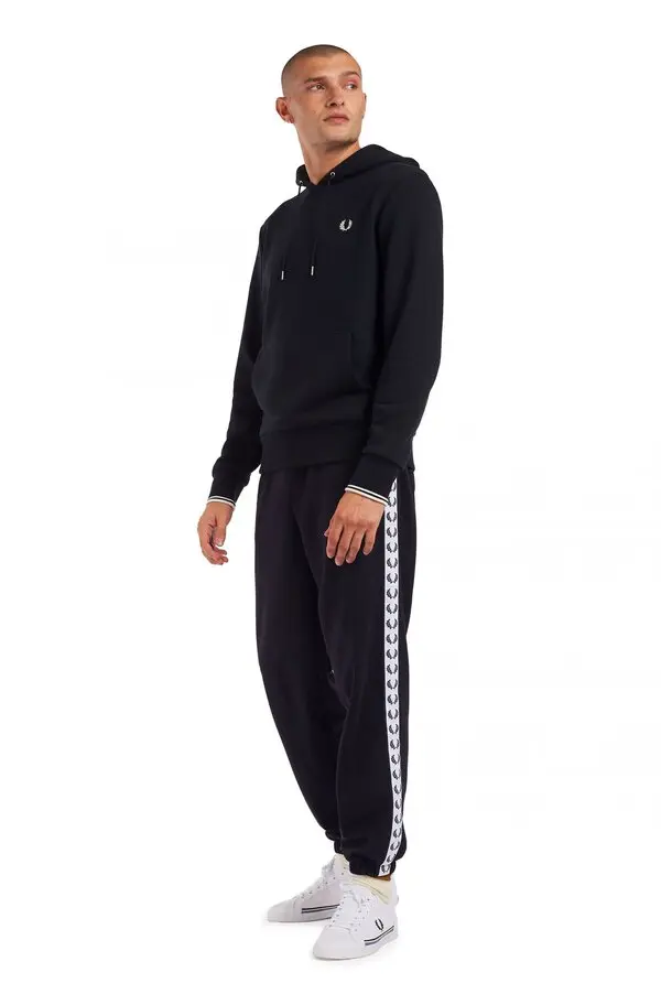 Fred Perry Hooded Sweatshirt - Black