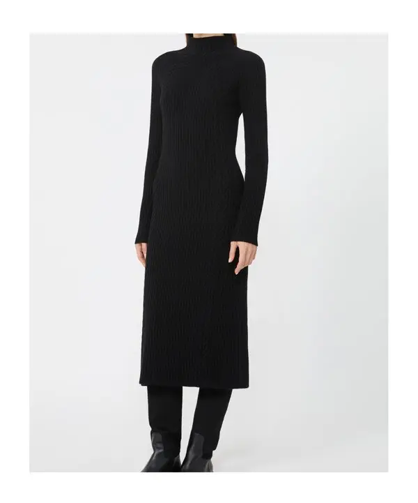 Max Mara Ribbed Wool And Cashmere Midi Dress