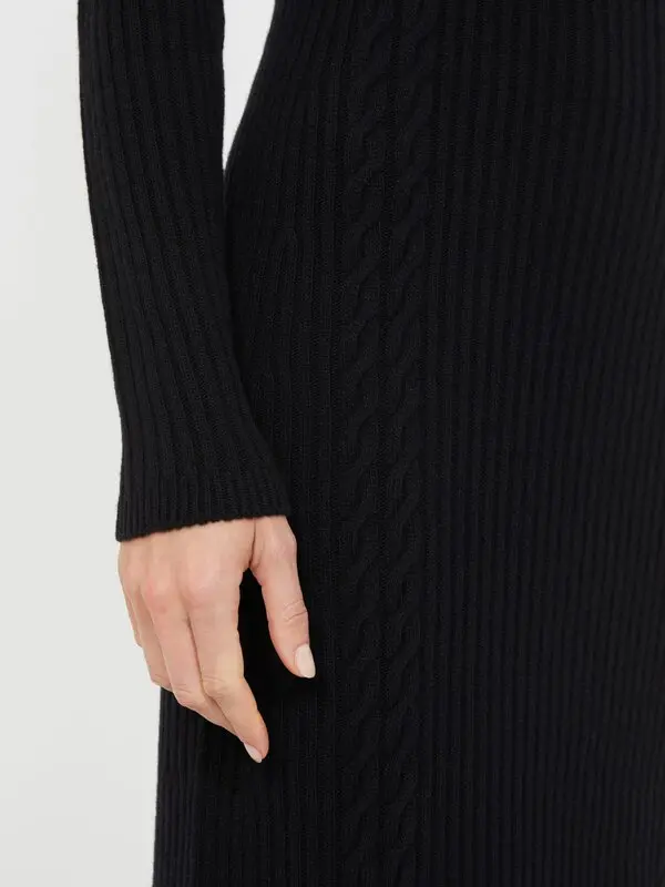 Max Mara Ribbed Wool And Cashmere Midi Dress