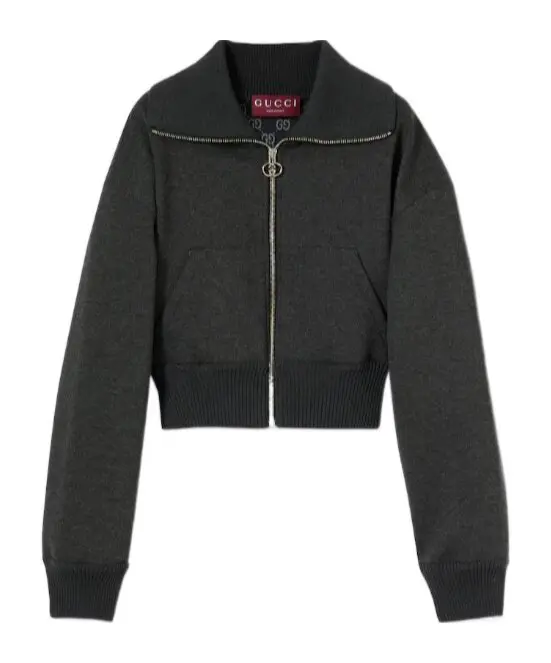 Gucci Double Jersey Zip Jacket