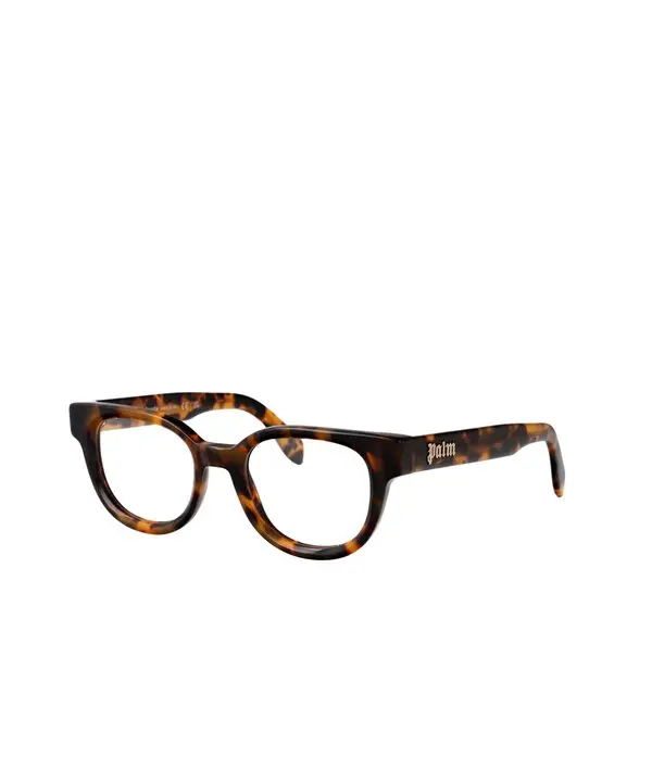 Palm Angels Geometric Full Rim Eyeglasses
