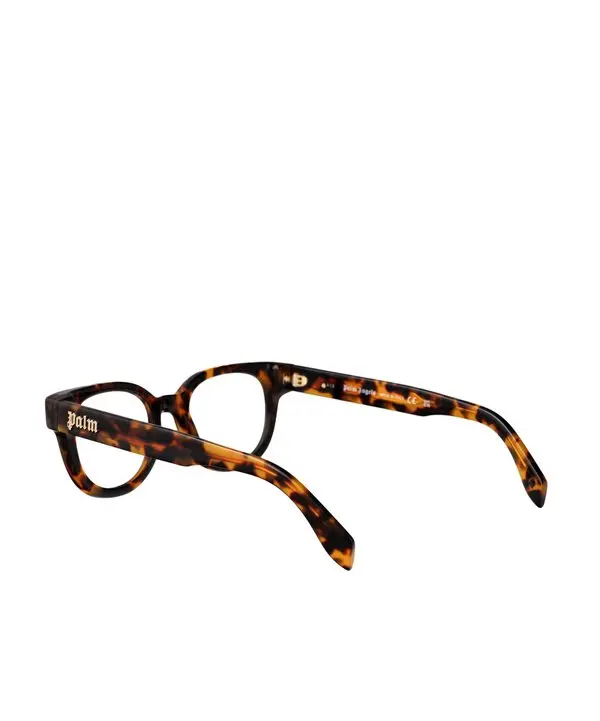 Palm Angels Geometric Full Rim Eyeglasses
