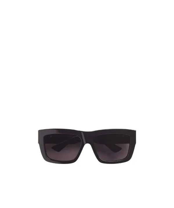 Bottega Veneta Square Frame Sunglasses - Black