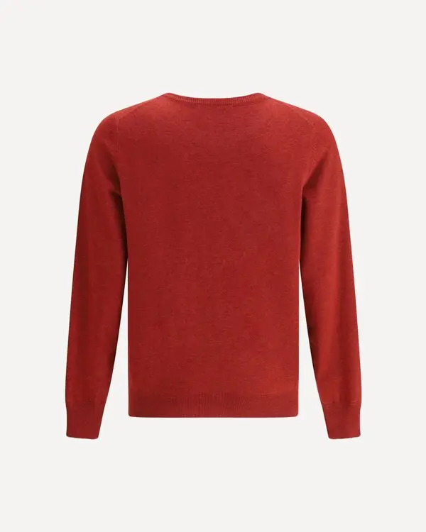 Brunello Cucinelli Crewneck Knitted Jumper - Red