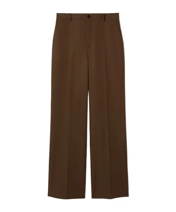 Gucci Pressed-crease Button Trousers