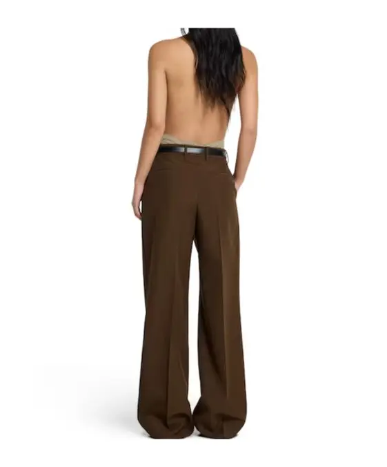 Gucci Pressed-crease Button Trousers