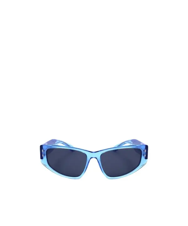 Isabel Marant Étoile Geometric Frame Sunglasses - Blue