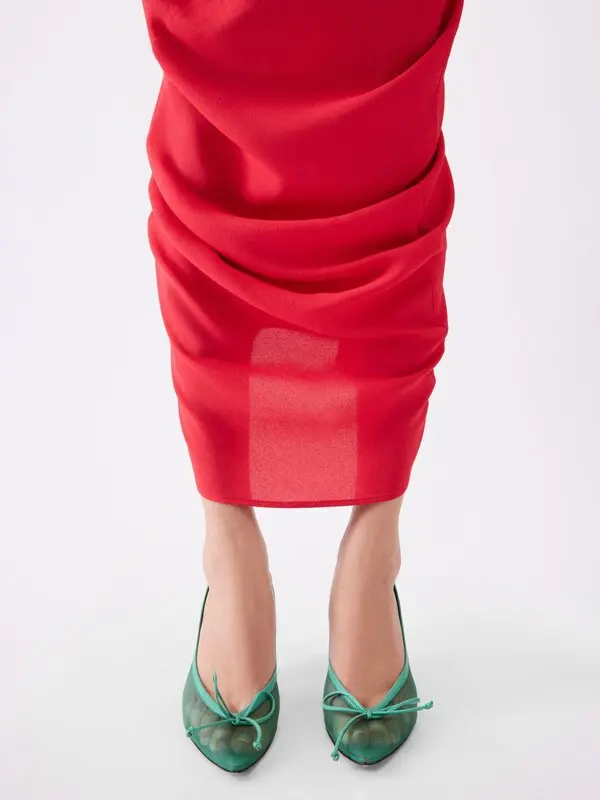 Jacquemus La Robe Midi Dress - Red