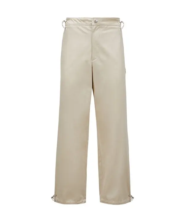 Moncler Loose Fit Drawcord Trousers - Beige