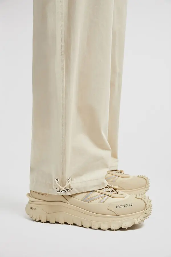 Moncler Loose Fit Drawcord Trousers - Beige