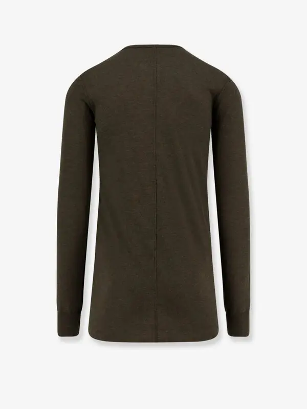 Rick Owens Round Neck Long-sleeved T-shirt