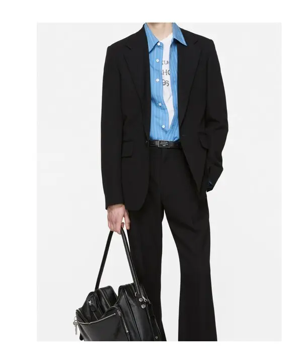Acne Studios Fitted Suit Jacket - Black