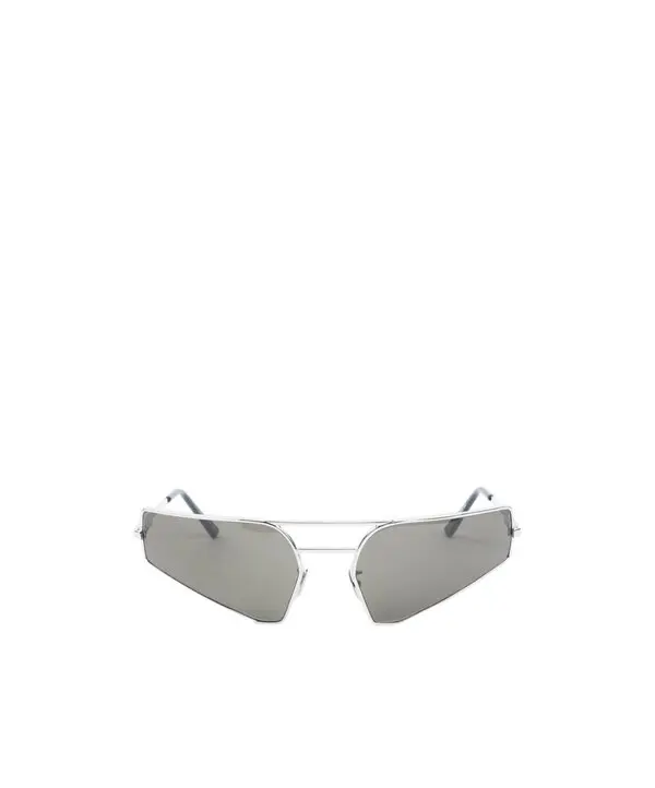 Rick Owens Geometric Frame Sunglasses - Gray