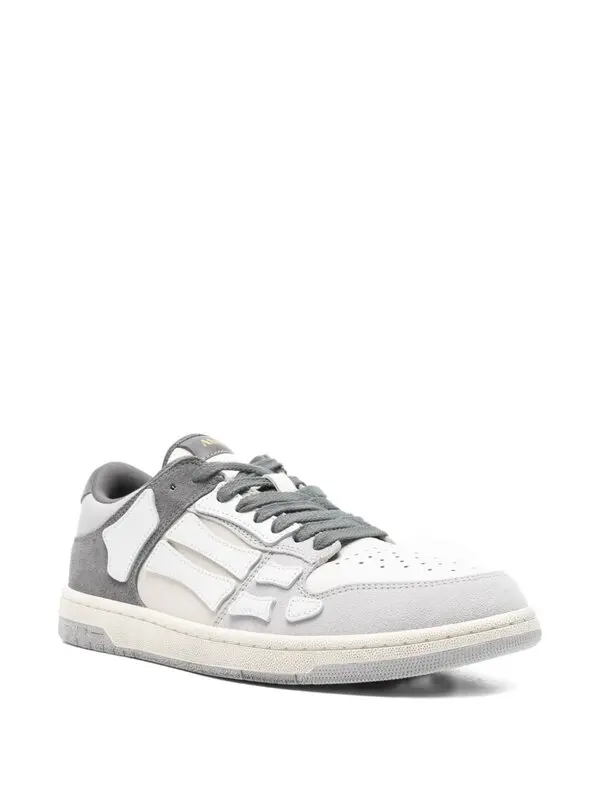 Amiri Distressed Skel Top Low Top Sneakers