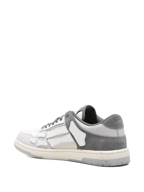 Amiri Distressed Skel Top Low Top Sneakers