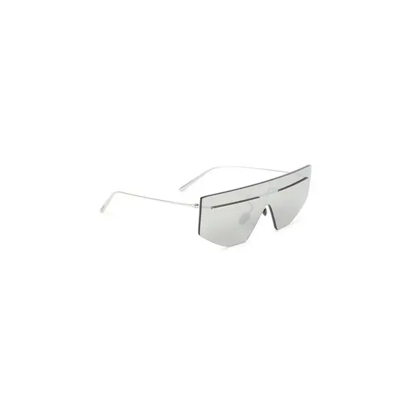 Prada Oversized Shield Sunglasses - White