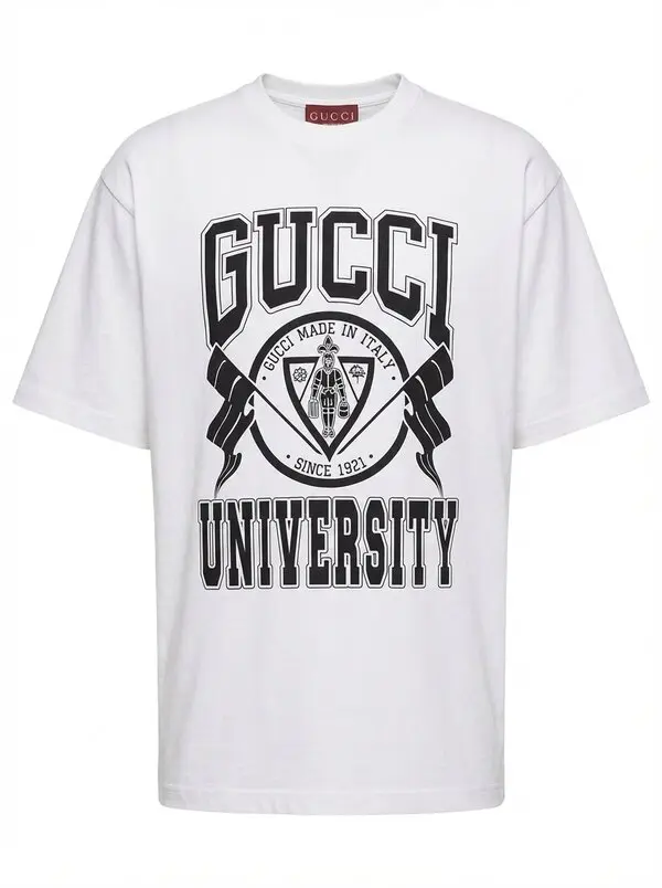 Gucci Logo Printed Crewneck T-shirt