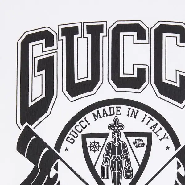 Gucci Logo Printed Crewneck T-shirt
