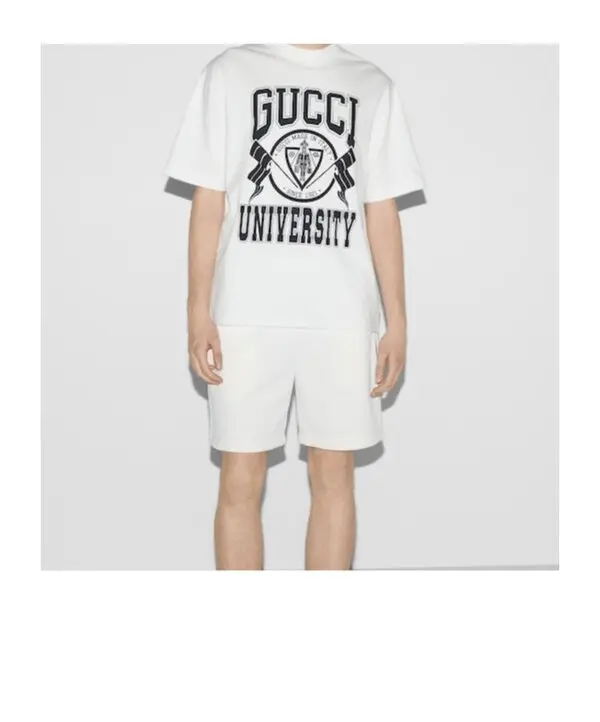 Gucci Logo Printed Crewneck T-shirt