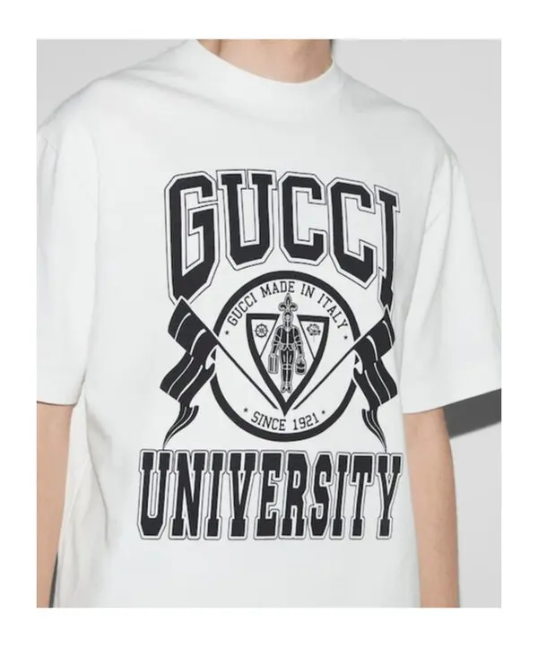 Gucci Logo Printed Crewneck T-shirt