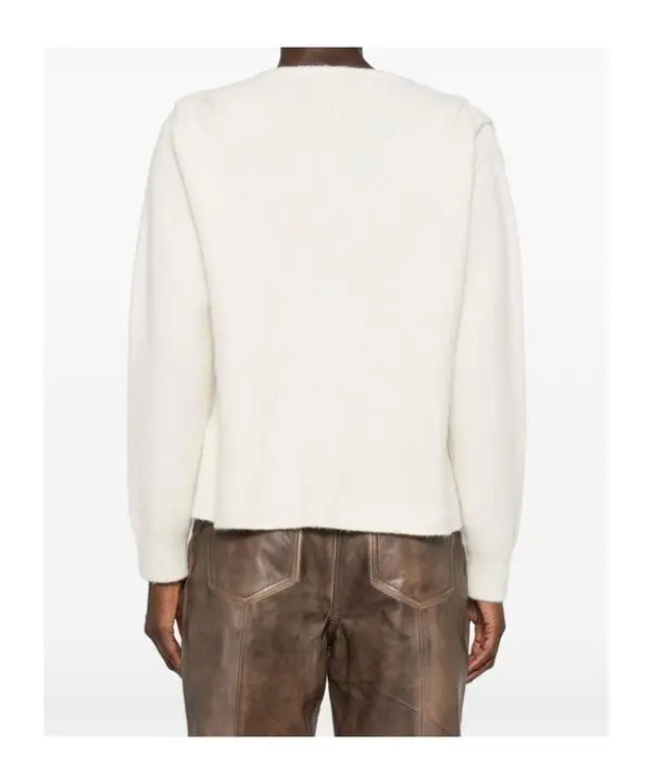 Giuseppe Di Morabito Open Knit Cardigan With Gathered Shoulders