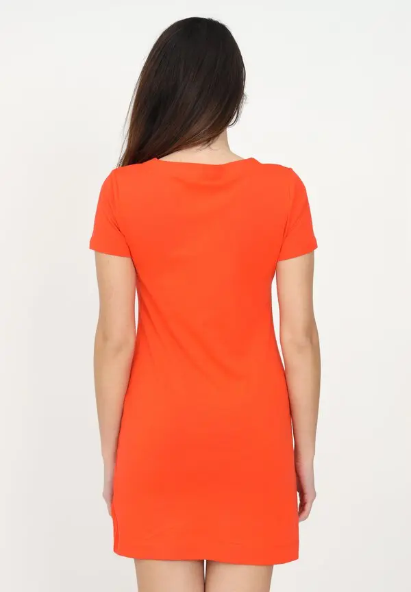 Moschino Detail T-shirt Dress - Orange