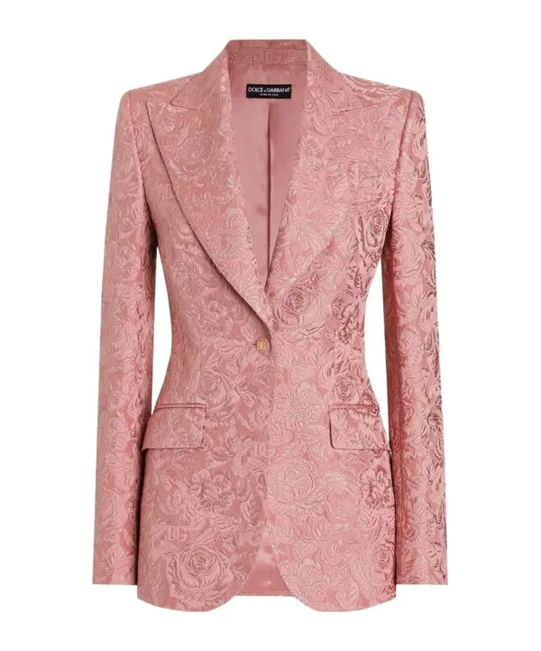 Dolce & Gabbana Floral Jacquard Blazer