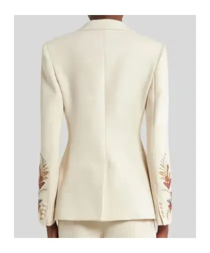 Etro Cool Wool Embroidered Jacket