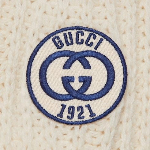 Gucci V-neck Cable-knit Cardigan
