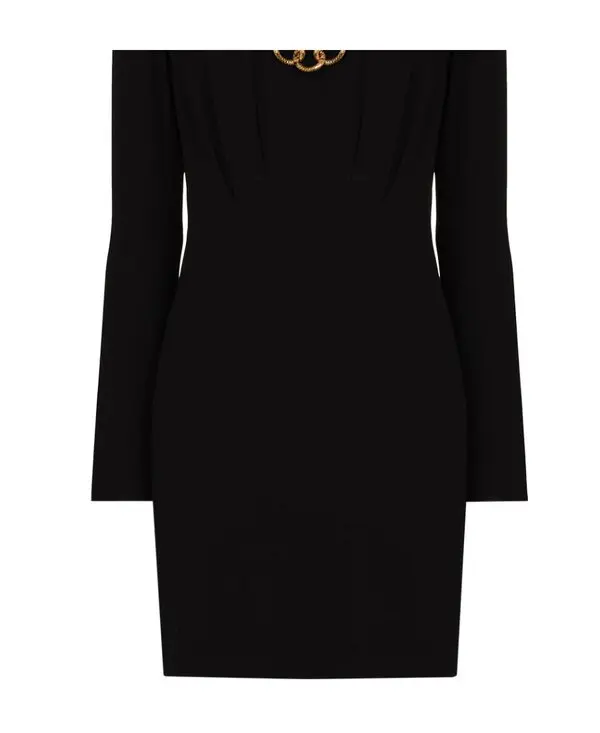 Givenchy Chain-trim Long-sleeve Mini Dress