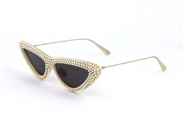 Dior Cat Eye Embellished Sunglasses