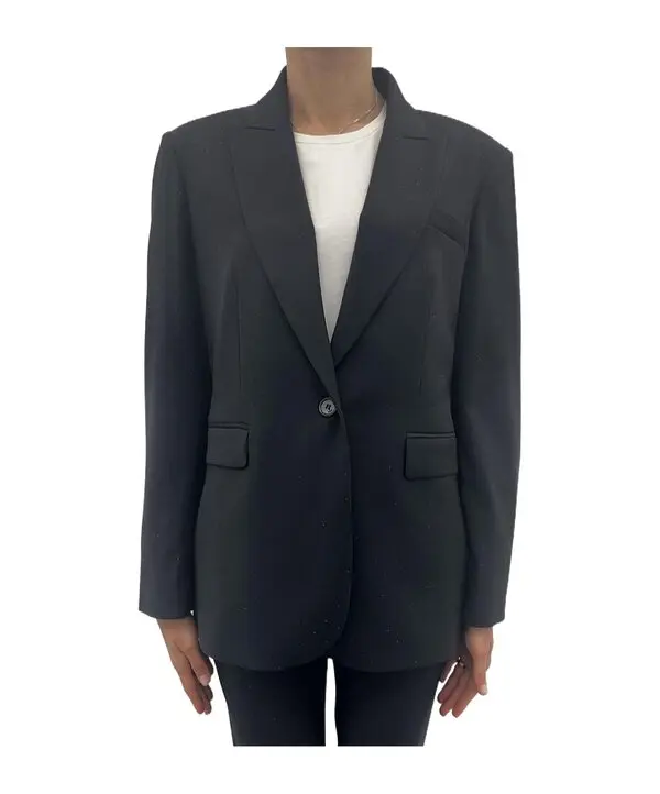 Liu Jo Embellished Single-breasted Tailored Blazer - Black