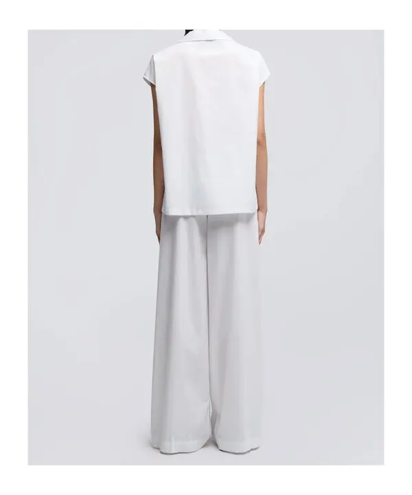 Aspesi Sleeveless Poplin Top