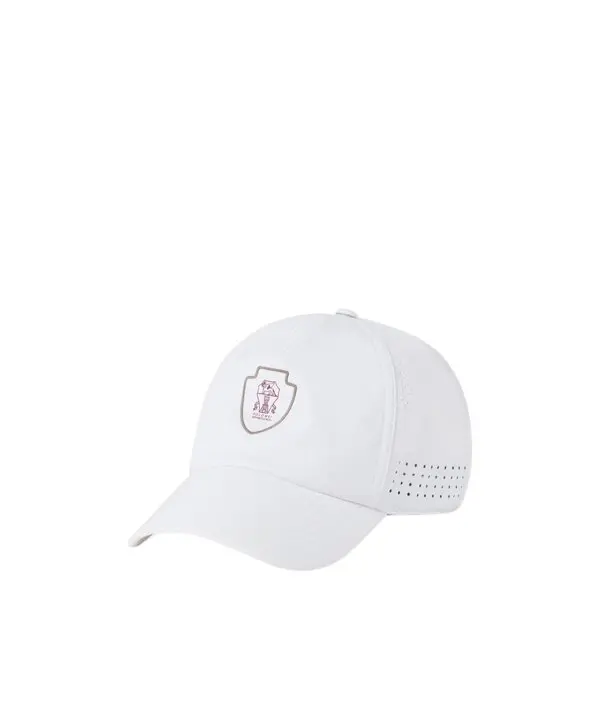 Brunello Cucinelli Logo Detailed Baseball Cap - White