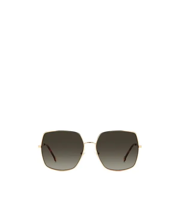 Carolina Herrera Geometric Frame Full Rim Sunglasses - Green