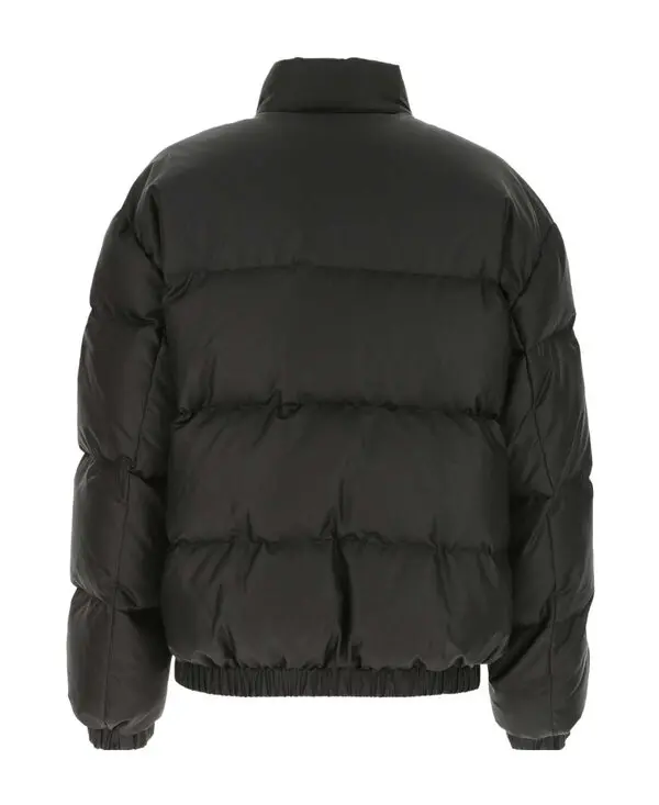 Alessandra Rich Logo-patch Puffer Jacket