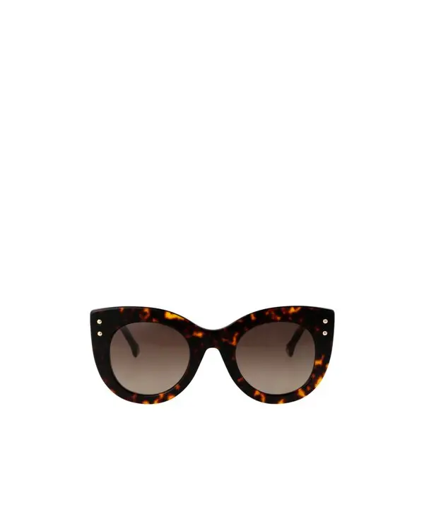 Carolina Herrera Butterfly Full Rim Sunglasses - Brown