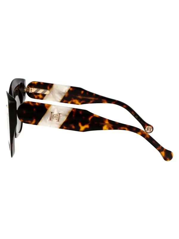 Carolina Herrera Butterfly Full Rim Sunglasses - Brown