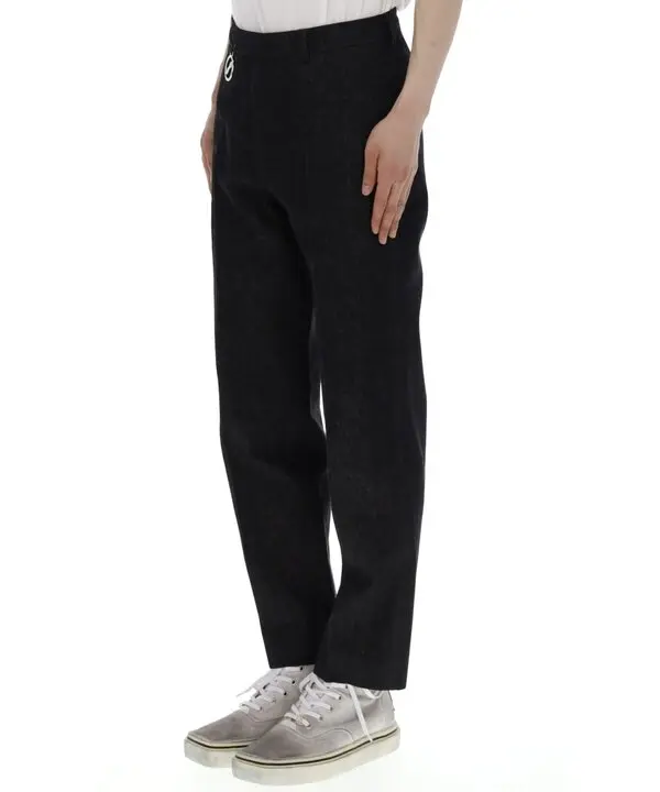 We11Done Slim Fit Jeans With Decorative Hardware - Black