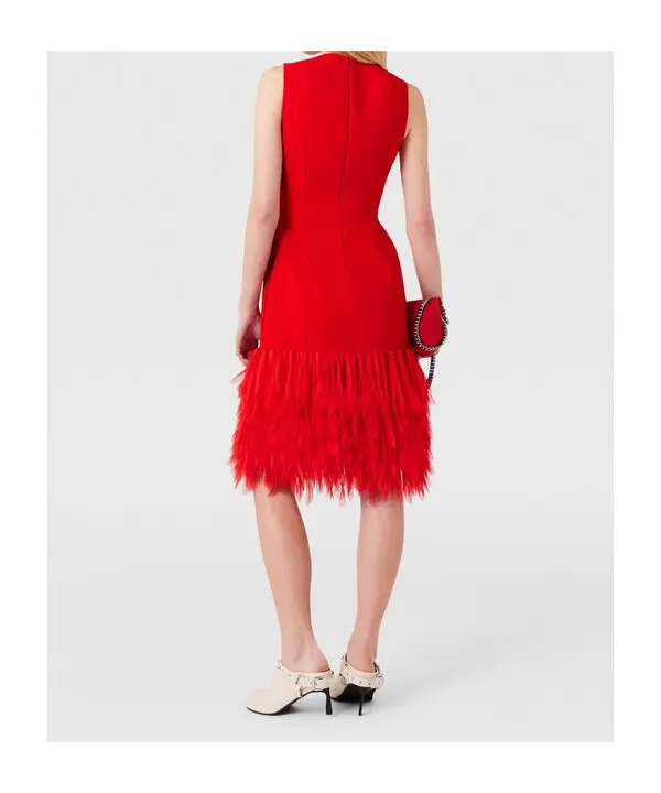 Stella McCartney Sleeveless Tasseled Mid-length Dress