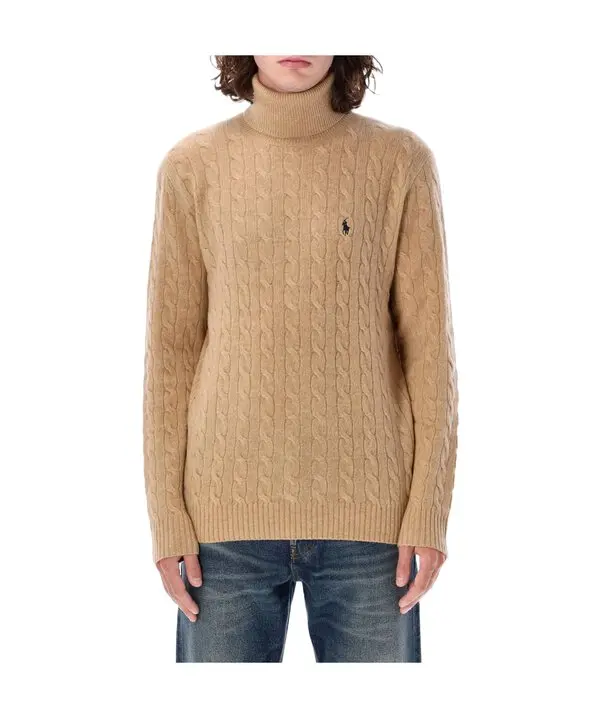 Polo Ralph Lauren Embroidered High-neck Sweater