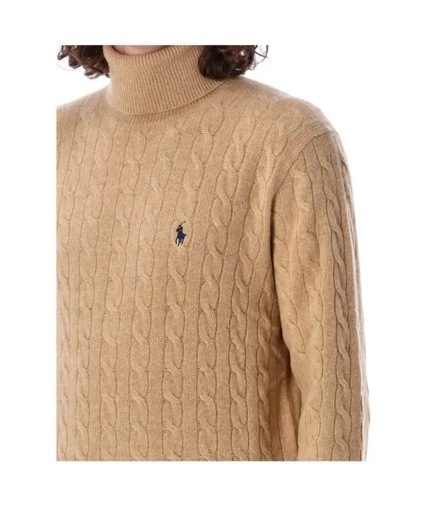 Polo Ralph Lauren Embroidered High-neck Sweater