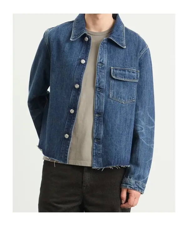 Our Legacy Cut Rebirth Denim Jacket - Blue